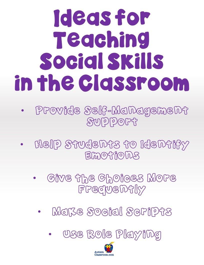 Social Skills AutismClassroom